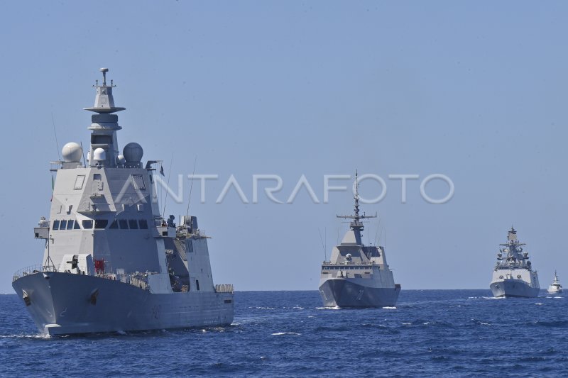 Fase laut Multilateral Naval Exercise Komodo 2023 | ANTARA Foto