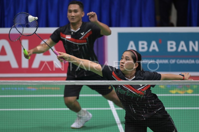 Final bulu tangkis ganda campuran APG 2023 | ANTARA Foto
