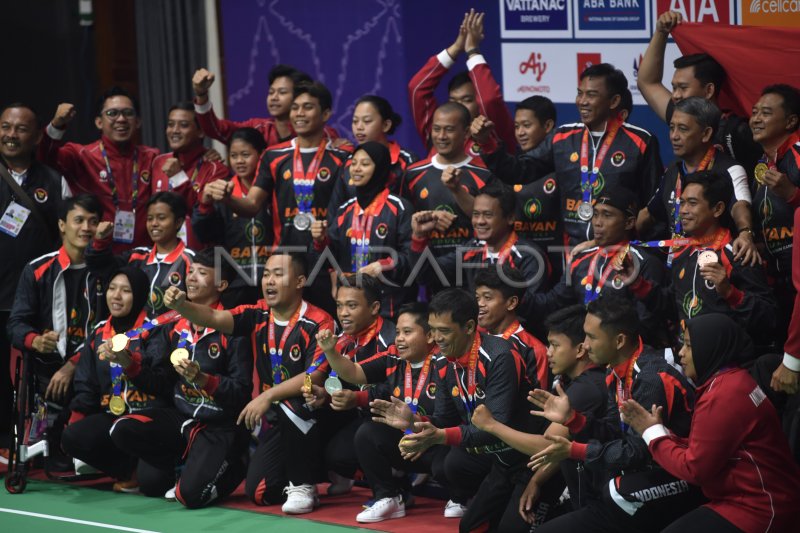 Indonesia juara umum bulu tangkis APG 2023 | ANTARA Foto