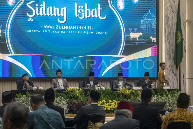 Penetapan Idul Adha 1444 H | ANTARA Foto