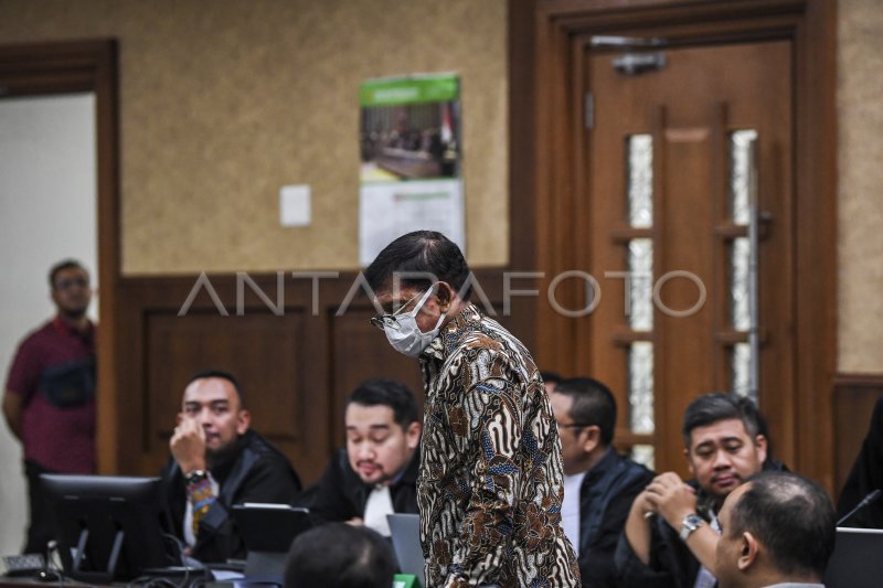 Sidang dakwaan Johnny G Plate | ANTARA Foto Sidang dakwaan Johnny G Plate | ANTARA Foto