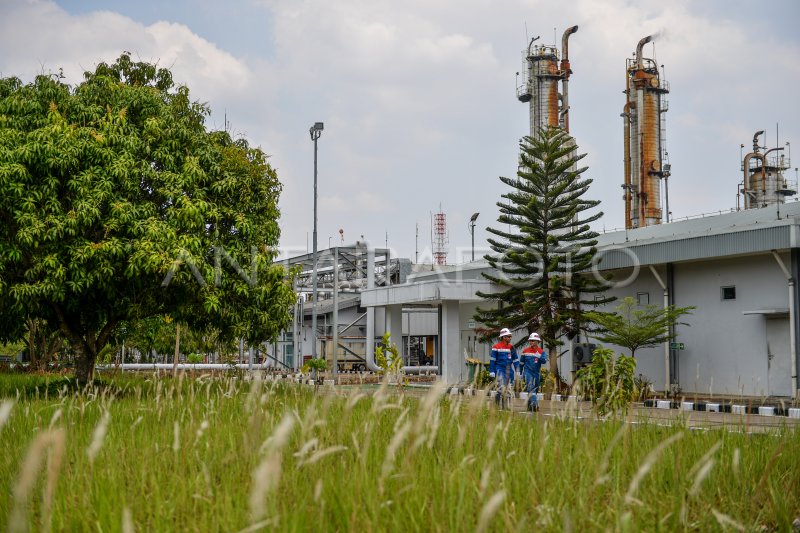 Stasiun pengumpul gas penyangga kebutuhan gas industri di Jawa Barat | ANTARA Foto
