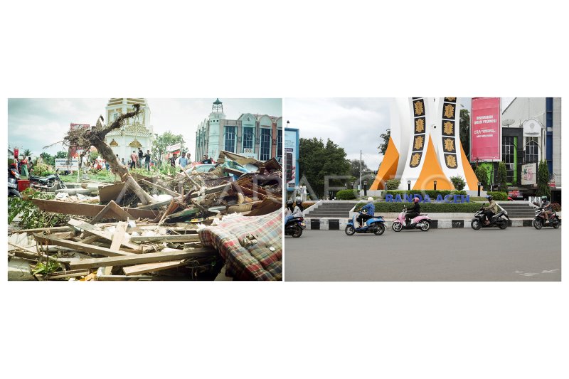 Pengingat dan harapan dua dekade gempa dan tsunami Aceh | ANTARA Foto