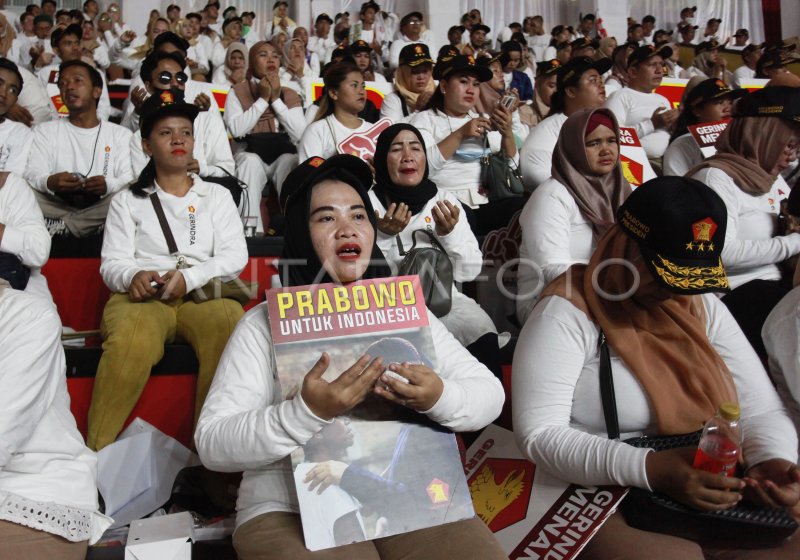 Konsolidasi Saksi Tps Partai Gerindra Antara Foto
