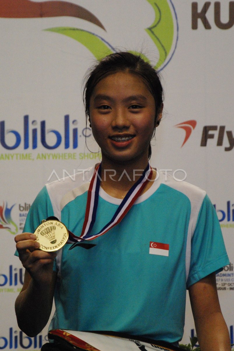 SINGAPORE U15 MENANG | ANTARA Foto