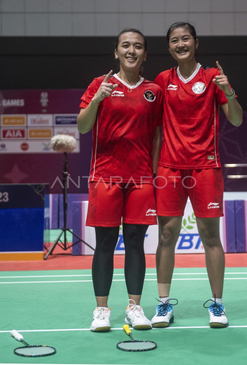 Medali emas bulu tangkis ganda putri SEA Games | ANTARA Foto