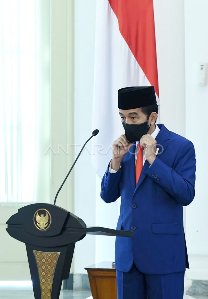 PRESIDEN PIMPIN UPACARA VIRTUAL HARI LAHIR PANCASILA | ANTARA Foto