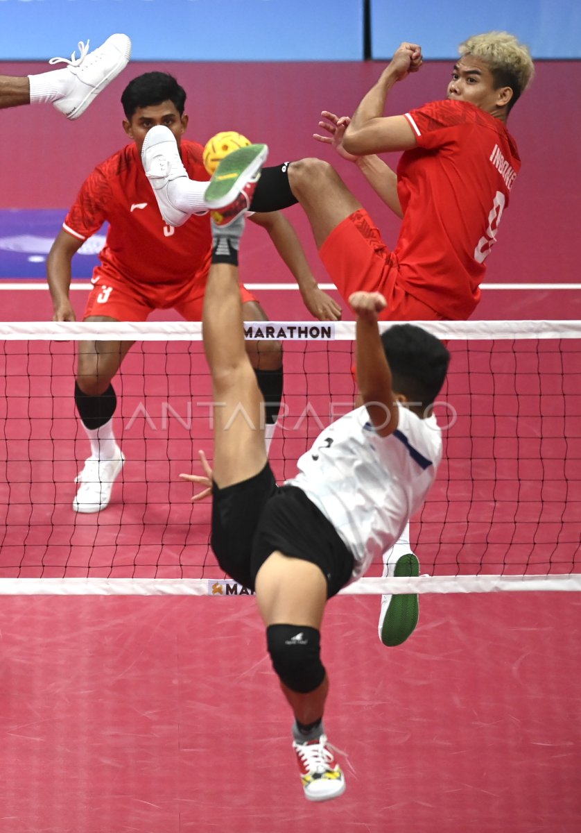 Sepak takraw quadrant Indonesia raih medali perak | ANTARA Foto