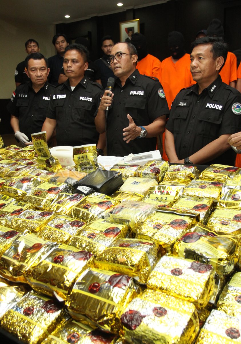 PEREDARAN NARKOTIKA JARINGAN INTERNASIONAL | ANTARA Foto