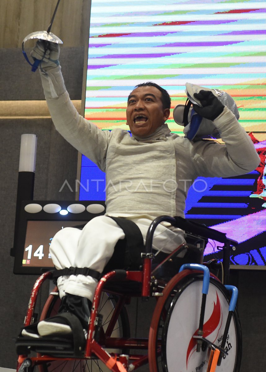 Peparnas 2024: Final anggar kursi roda putra sabre beregu | ANTARA Foto