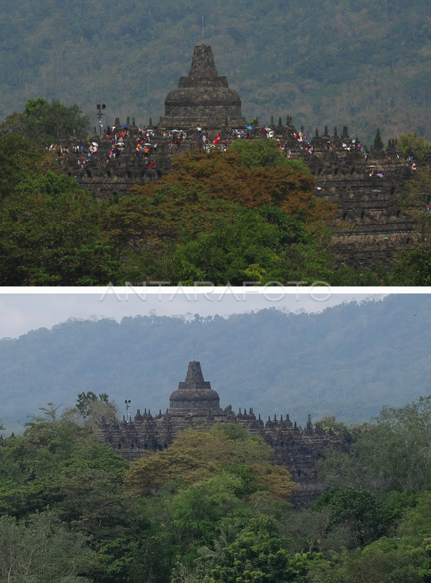 WISATA BOROBUDUR MASIH TUTUP UNTUK UMUM | ANTARA Foto