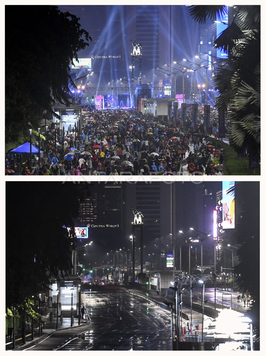 PENUTUPAN JALAN SUDIRMAN-THAMRIN | ANTARA Foto